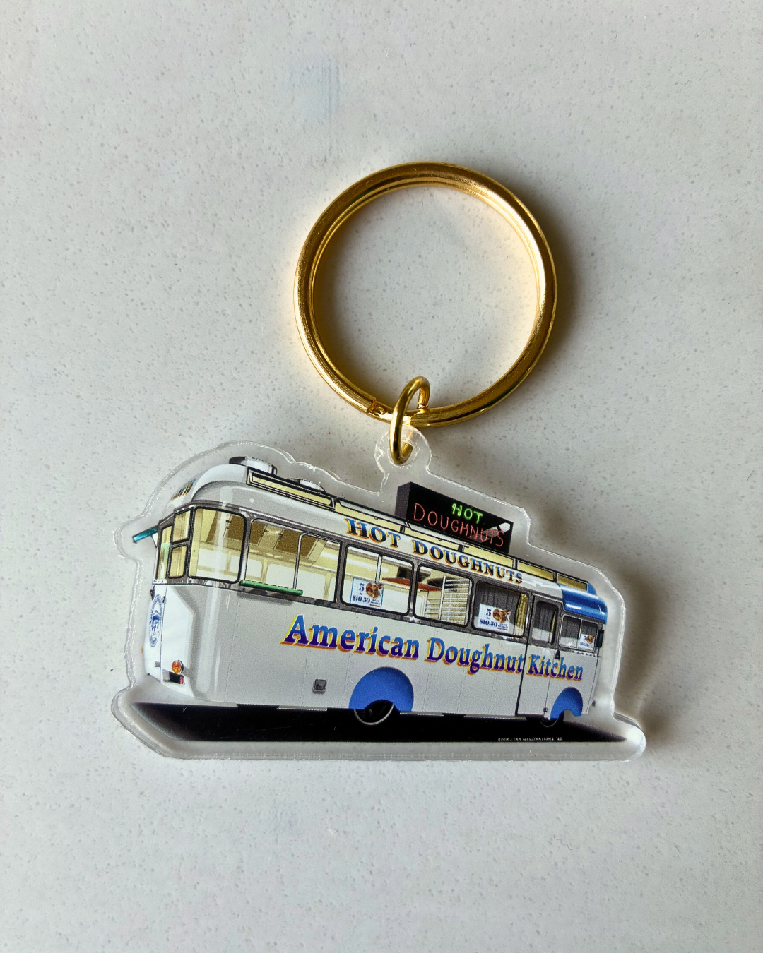 ADK SOUVENIR KEY RING – American Doughnut Kitchen